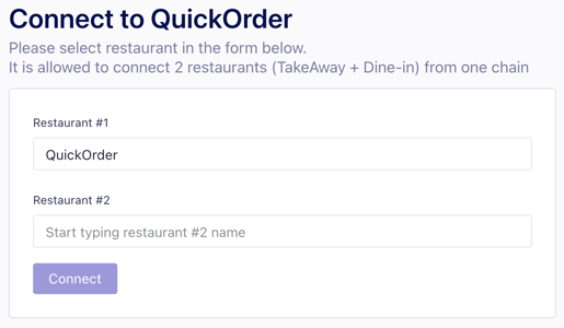 Connect to Weorder